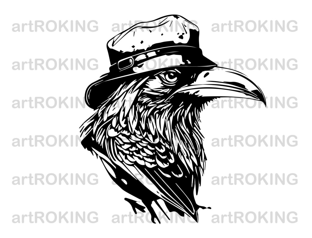 Raven Svg, Raven Shirt, Raven Vector, Raven Printable, Raven Clipart ...