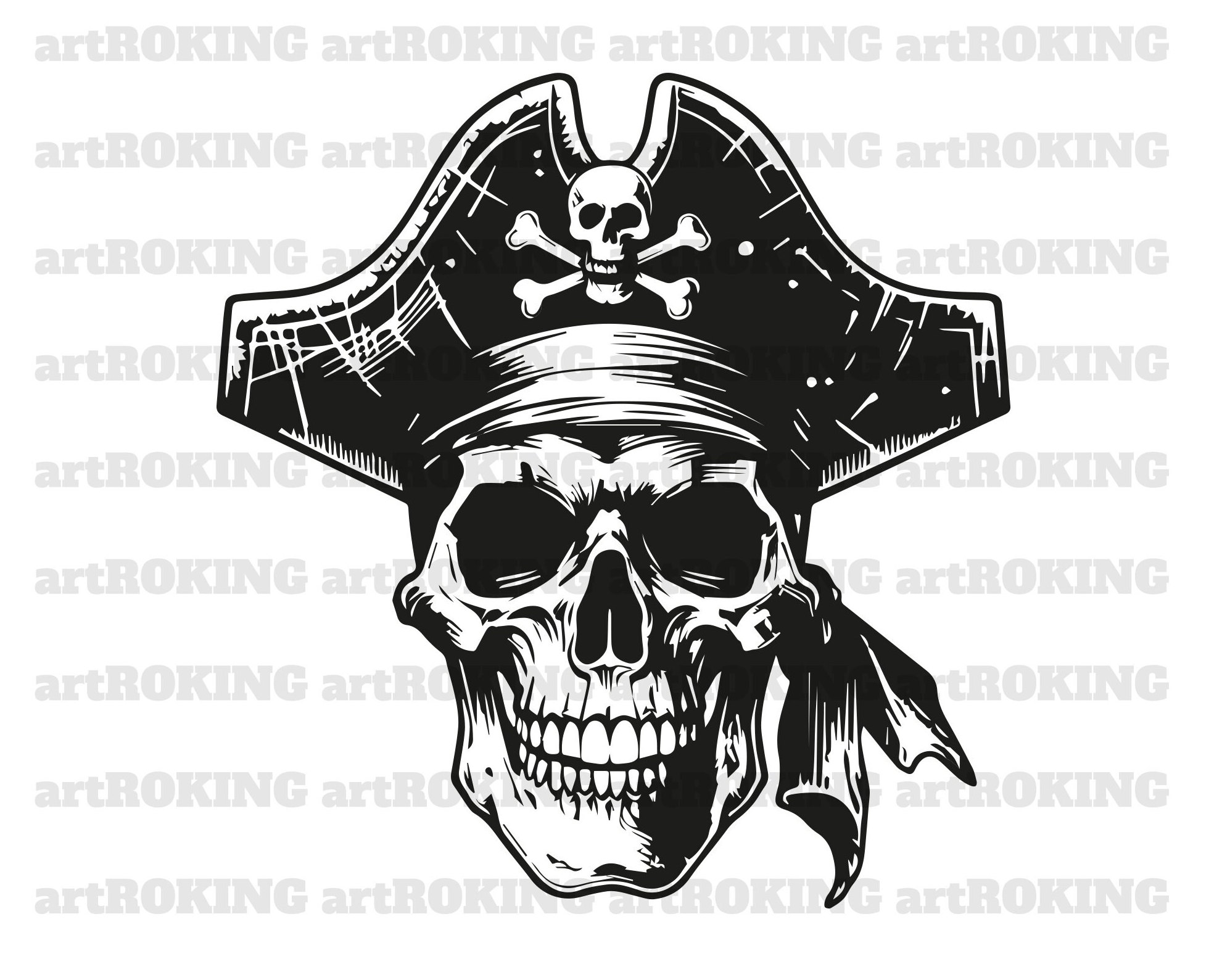 Pirate Skull Svg Gothic Svg Skeleton Svg Skull Shirt Skull - Etsy