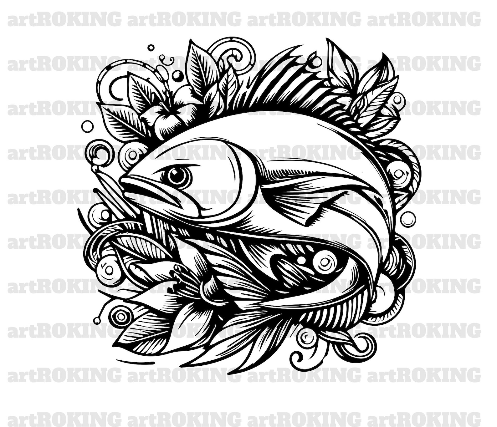 Mahi Mahi Fish Svg, Mahi Mahi Shirt, Mahi Mahi Vector, Mahi Mahi ...