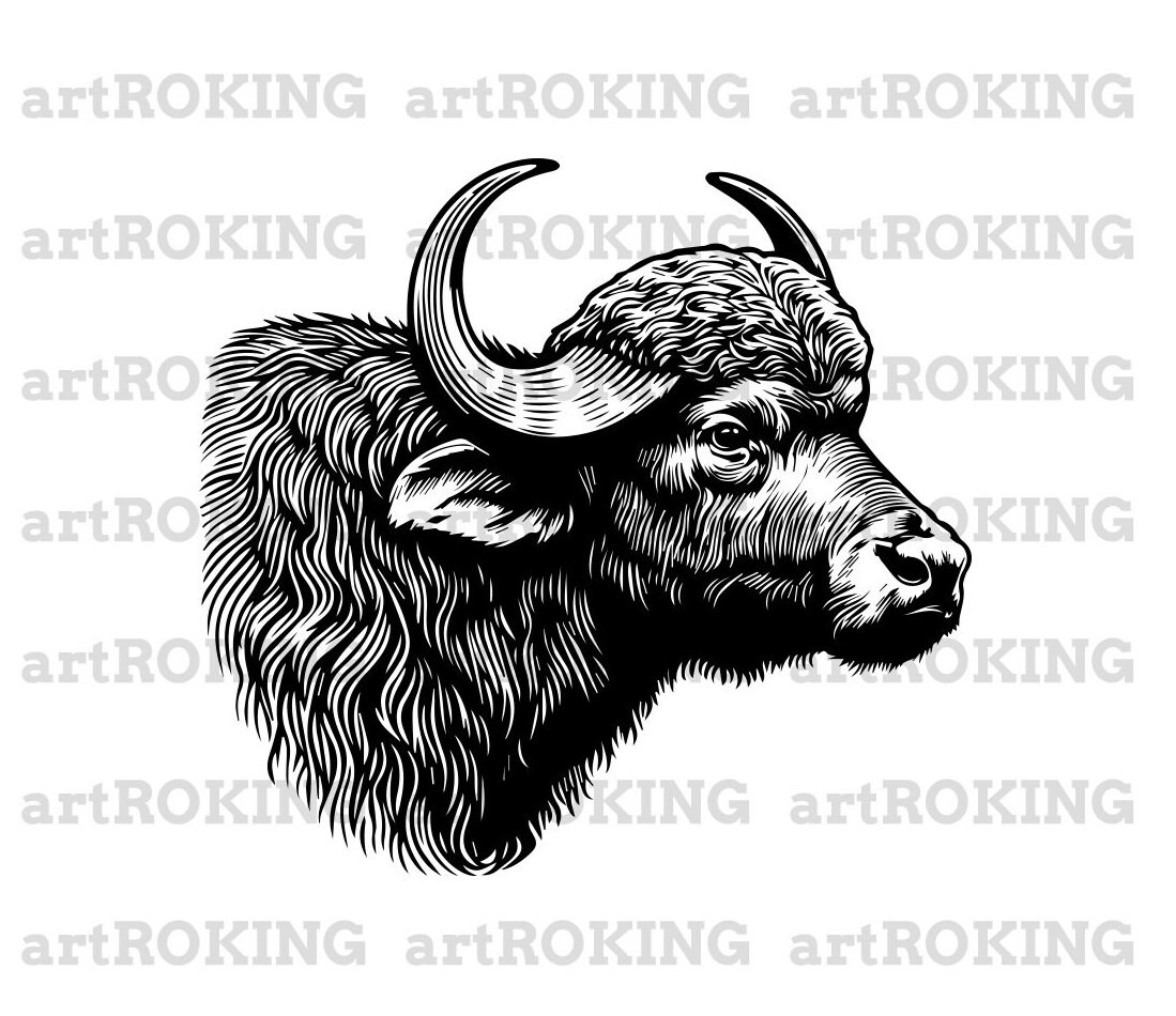 Buffalo Svg, Buffalo T-shirt, Buffalo Vector, Buffalo Tattoo, Buffalo ...