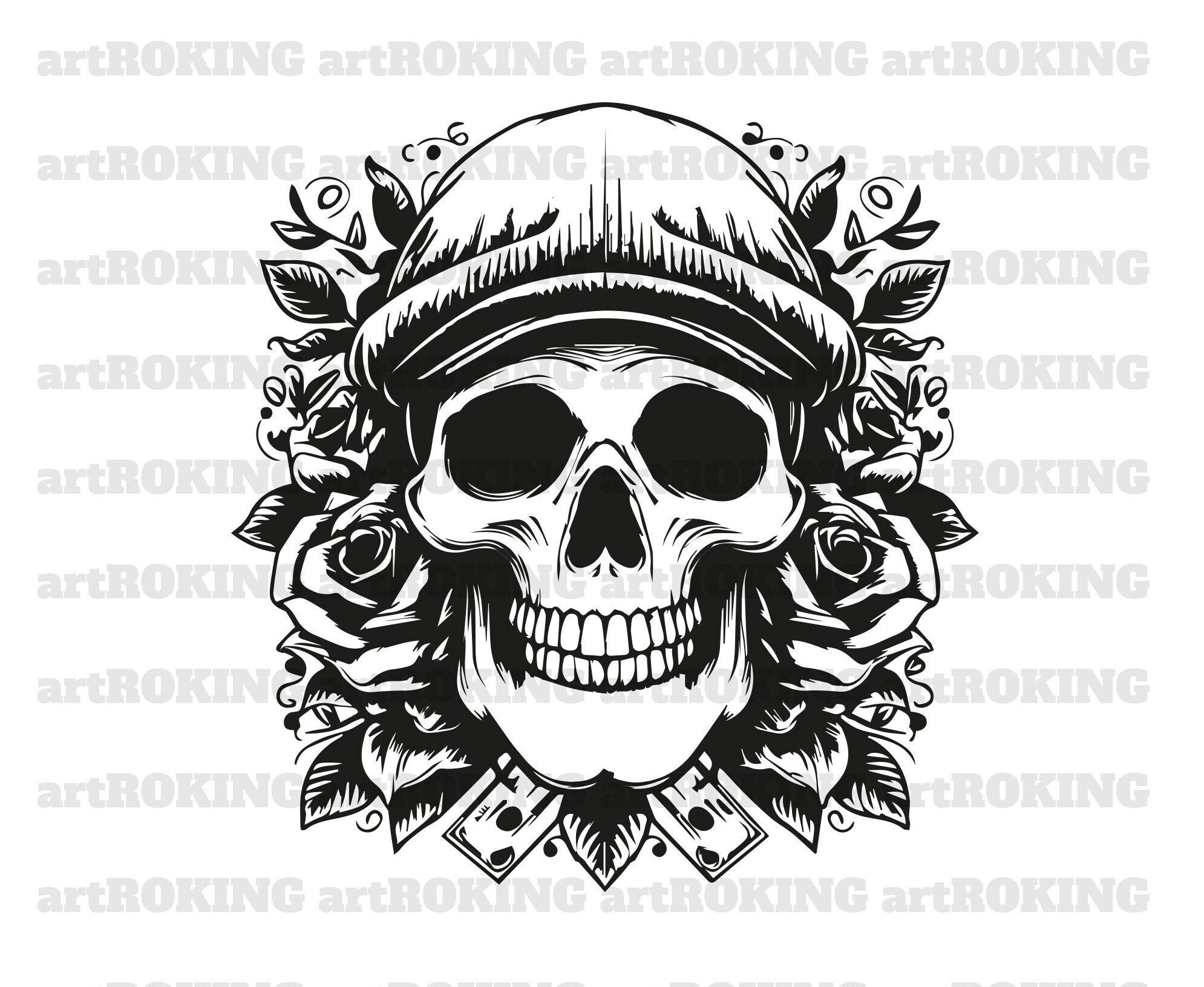 Skull Svg, Gothic Svg, Skeleton Svg, Skull Shirt, Skull Vector, Skull ...