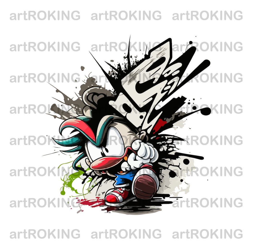 Graffiti Vector Clipart: Street Art Design (SVG, Printable) - Etsy