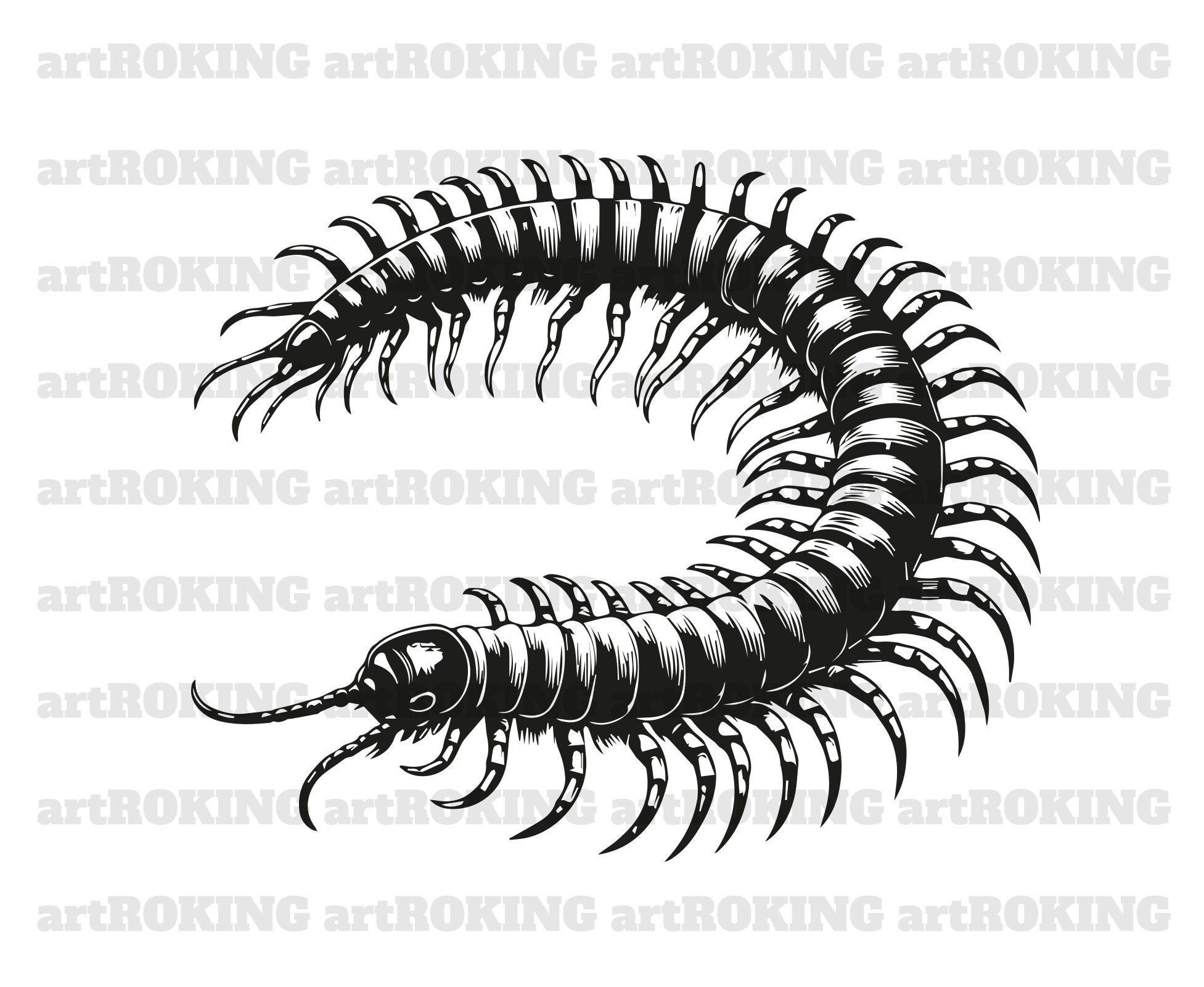Centipede Svg, Centipede T-shirt, Centipede Vector, Centipede Tattoo ...