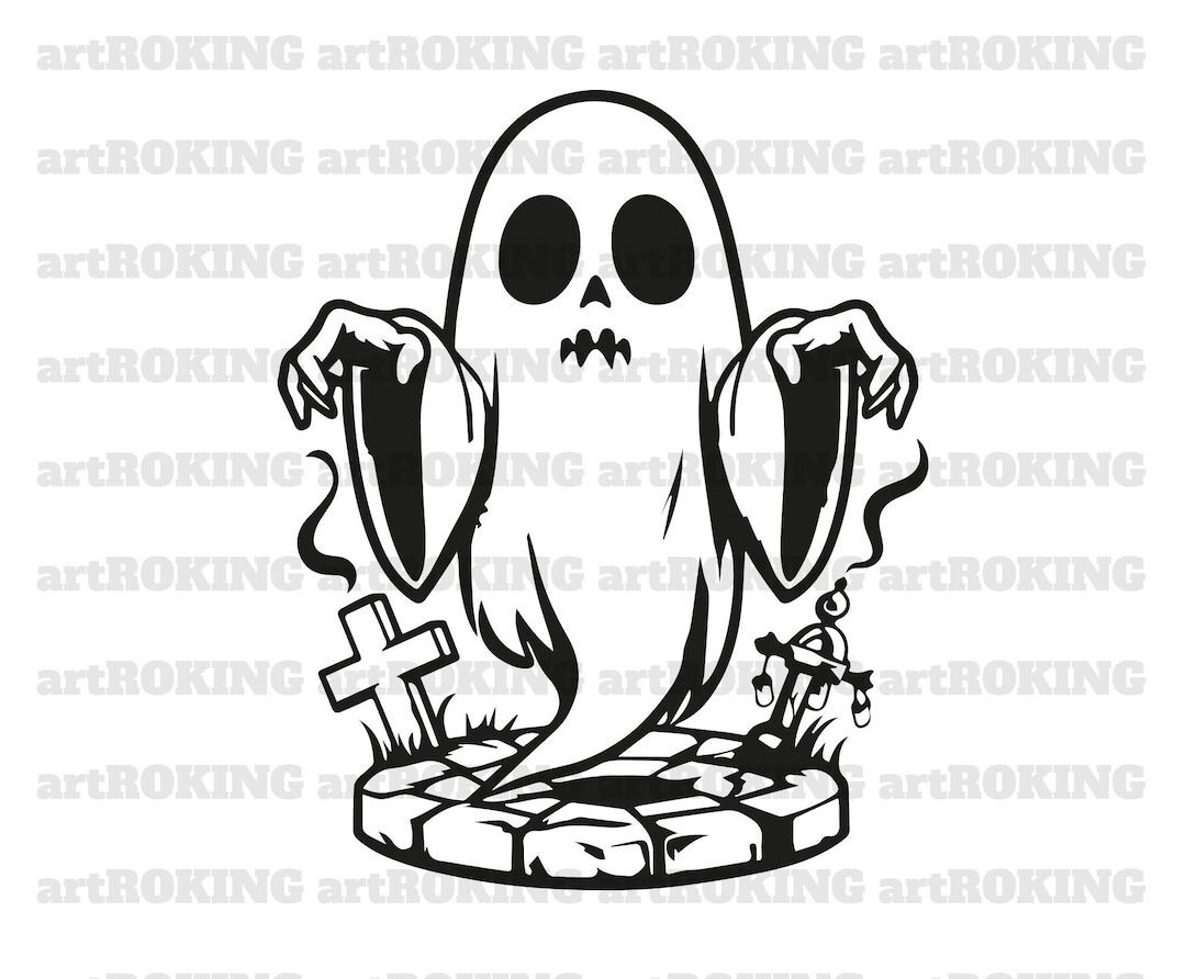 Ghost Svg, Ghost Shirt, Ghost Vector, Ghost Printable, Ghost Clipart ...