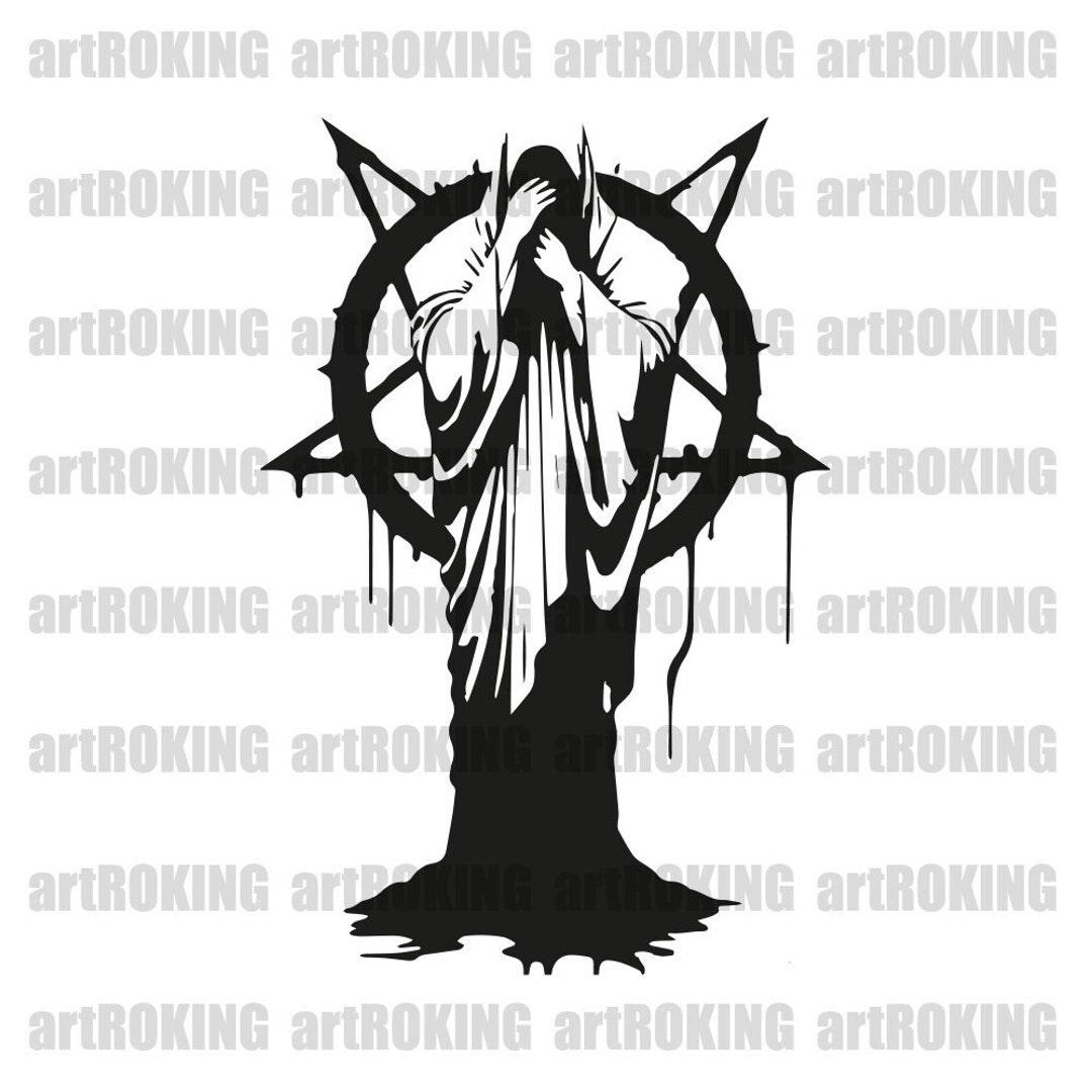 Devil Nun Svg, Devil Gothic Svg, Devil Nun Svg, Nun Shirt, Devil Vector ...