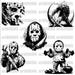Jason Voorhees SVG Bundle, Halloween Horror Clipart, Printable Vector ...