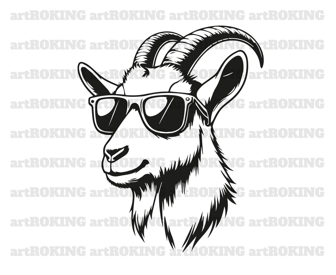Goat Svg, Goat T-shirt, Goat Vector, Goat Tattoo, Goat Printable, Goat ...