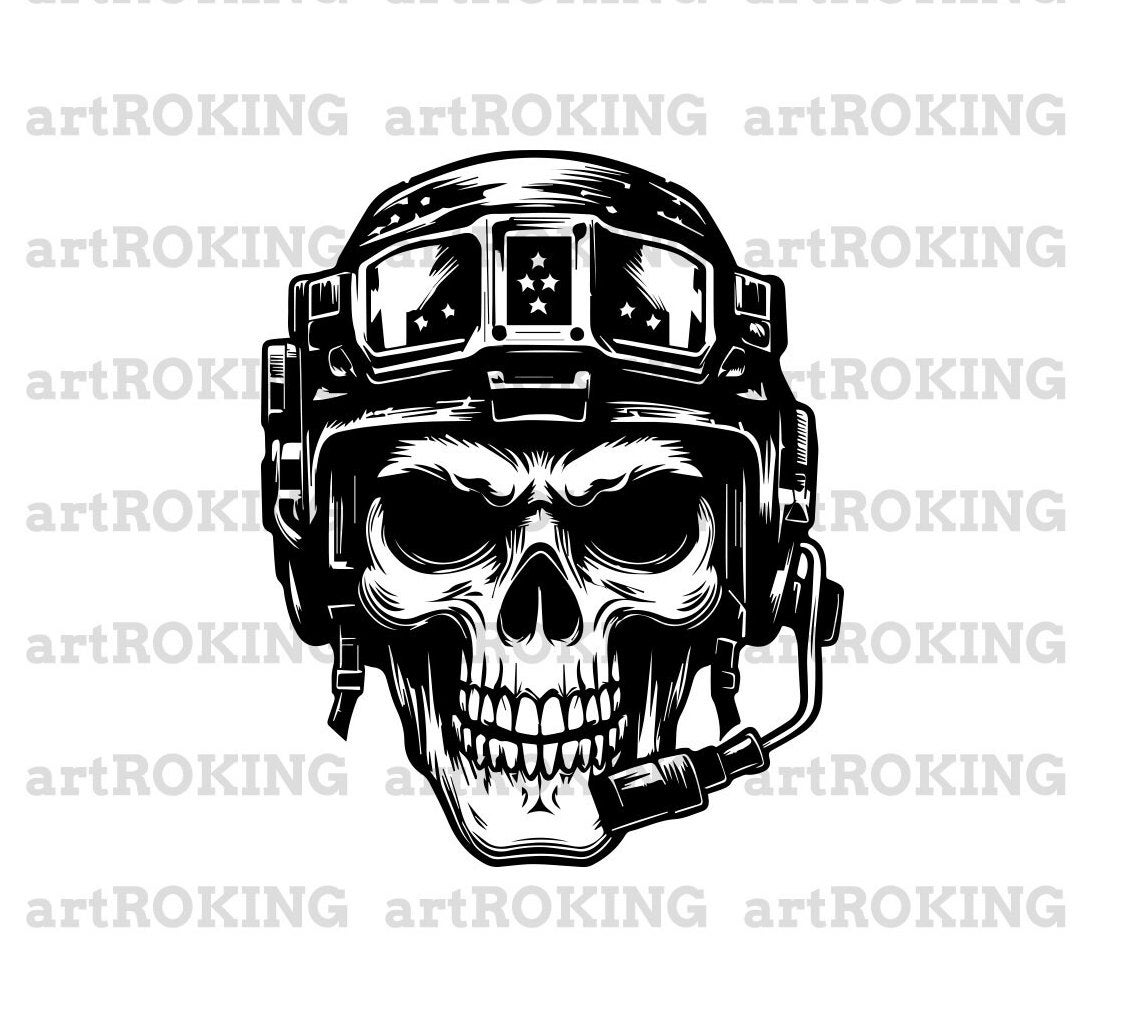 Soldier Skull Svg, Gothic Svg, Skeleton Svg, Skull Shirt, Skull Vector ...