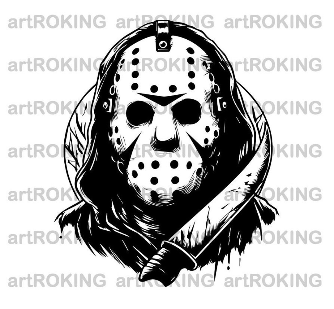 Jason Voorhees Svg, Jason Voorhees Shirt, Jason Voorhees Vector, Jason ...