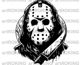 Jason Voorhees Svg, Jason Voorhees Shirt, Jason Voorhees Vector, Jason ...