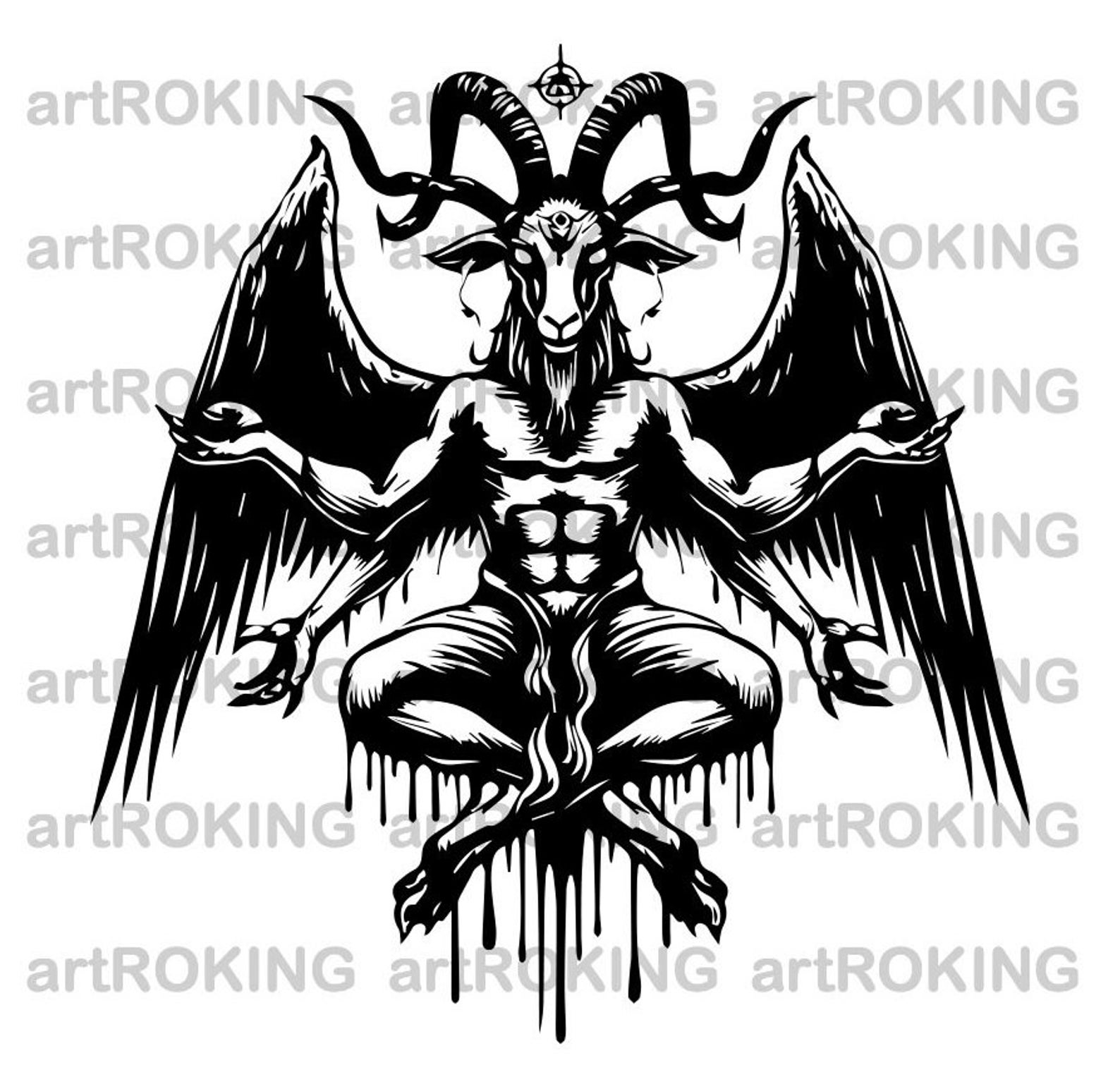Baphomet Svg, Baphomet Shirt, Baphomet Vector, Baphomet Printable ...