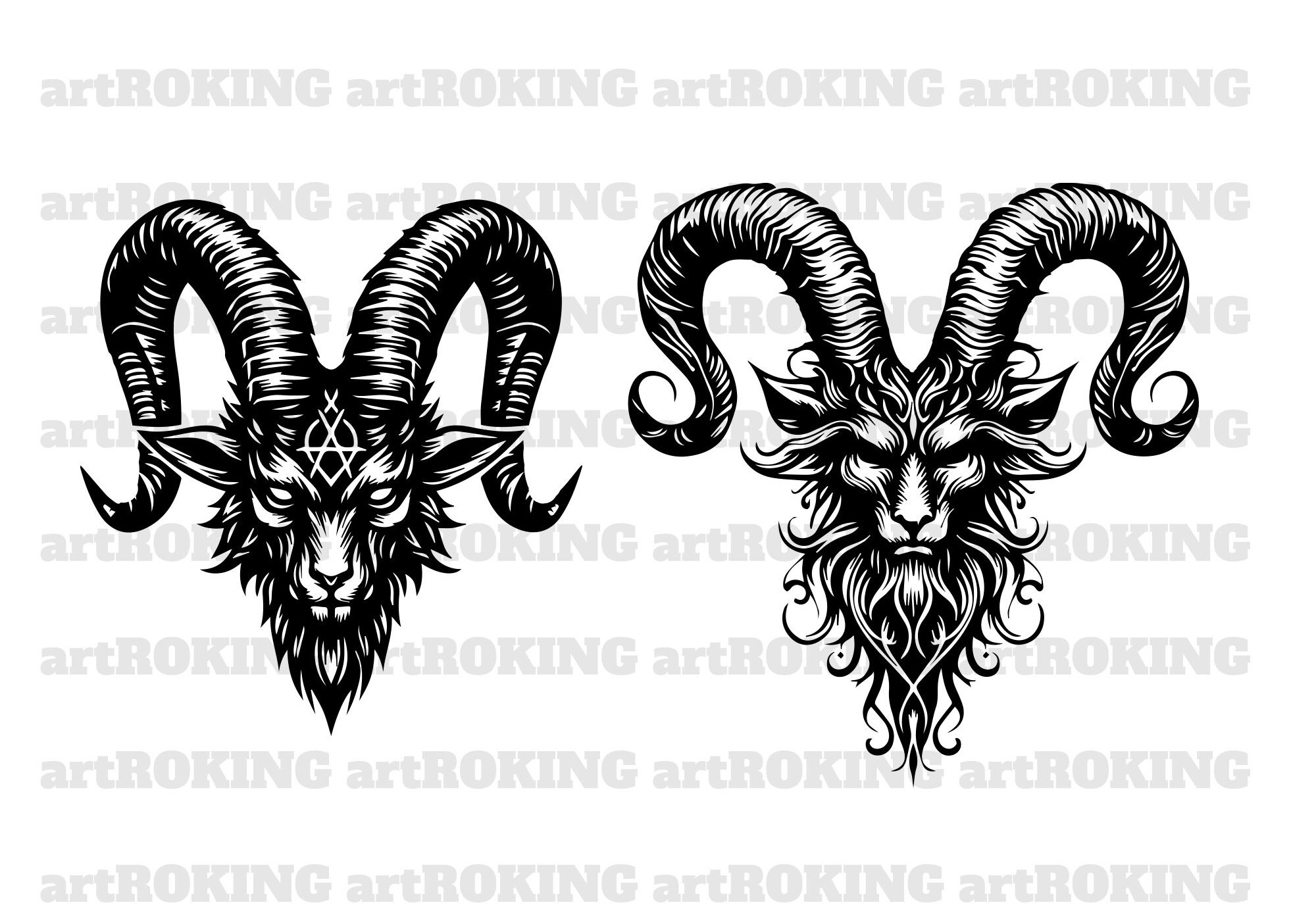 Baphomet Svg, Baphomet Shirt, Baphomet Vector, Baphomet Printable ...