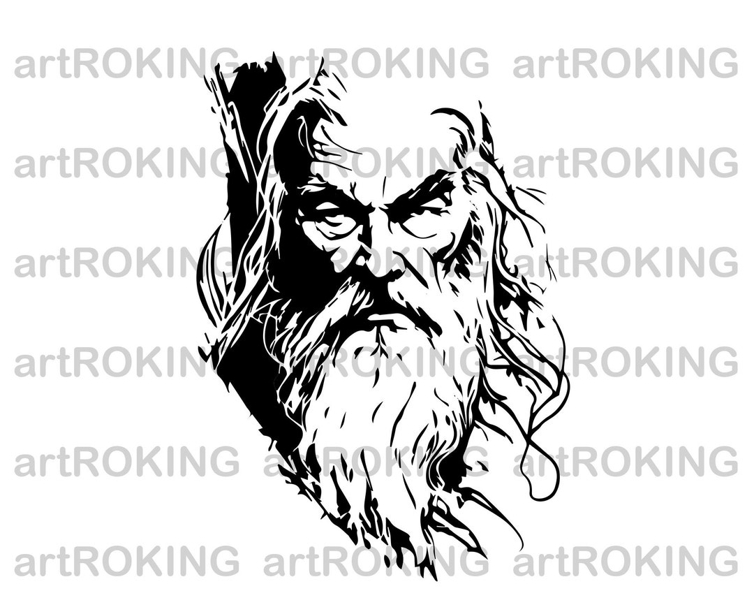 Lord of the Rings SVG, Gandalf Svg, Hobbit SVG, Lord of the Ring Cut ...