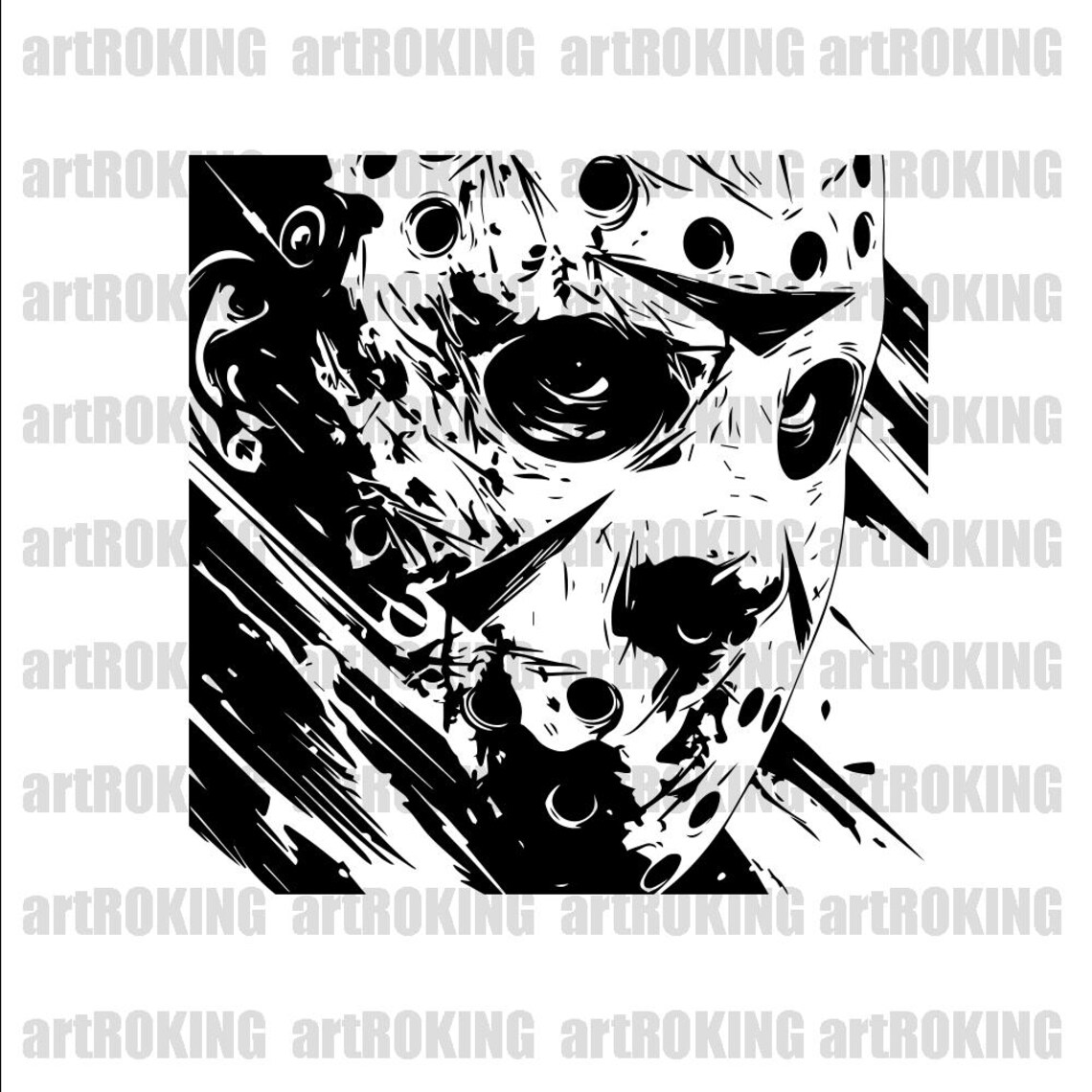 Jason Voorhees SVG Bundle, Halloween Horror Clipart, Printable Vector ...