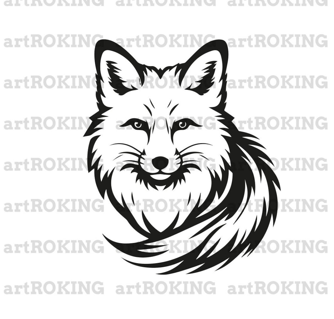 Fox Svg, Fox T-shirt, Fox Vector, Fox Tattoo, Fox Printable, Fox ...
