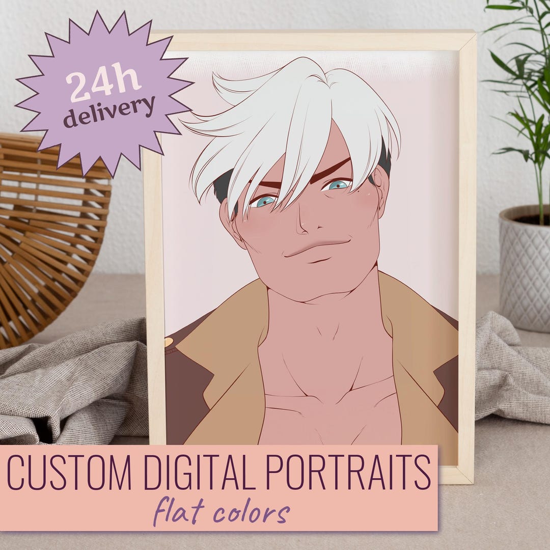 Custom Dnd Character Art Fantasy Portrait Close up Commission for ...