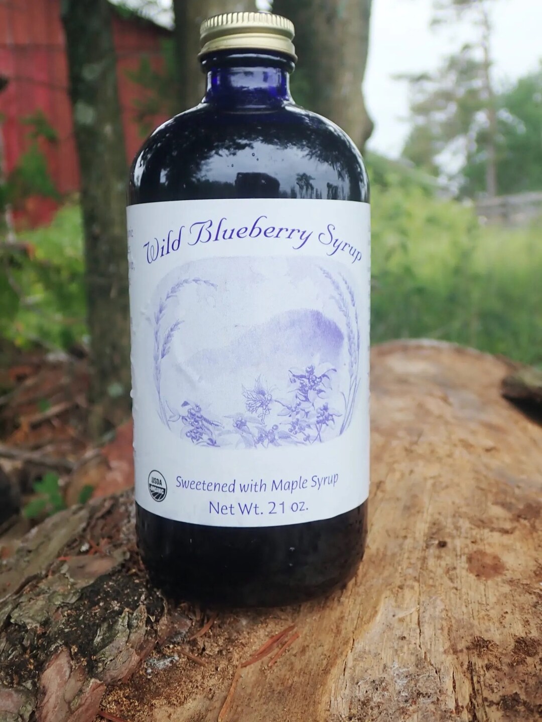 Organic Wild Blueberry Syrup - Etsy