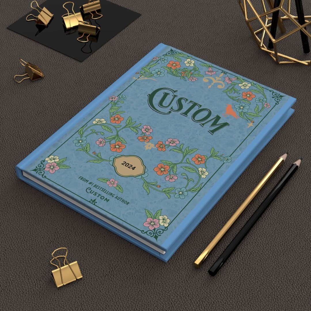 Custom Novel Journal, Personalized Poetry Notebook, Personalized Name ...