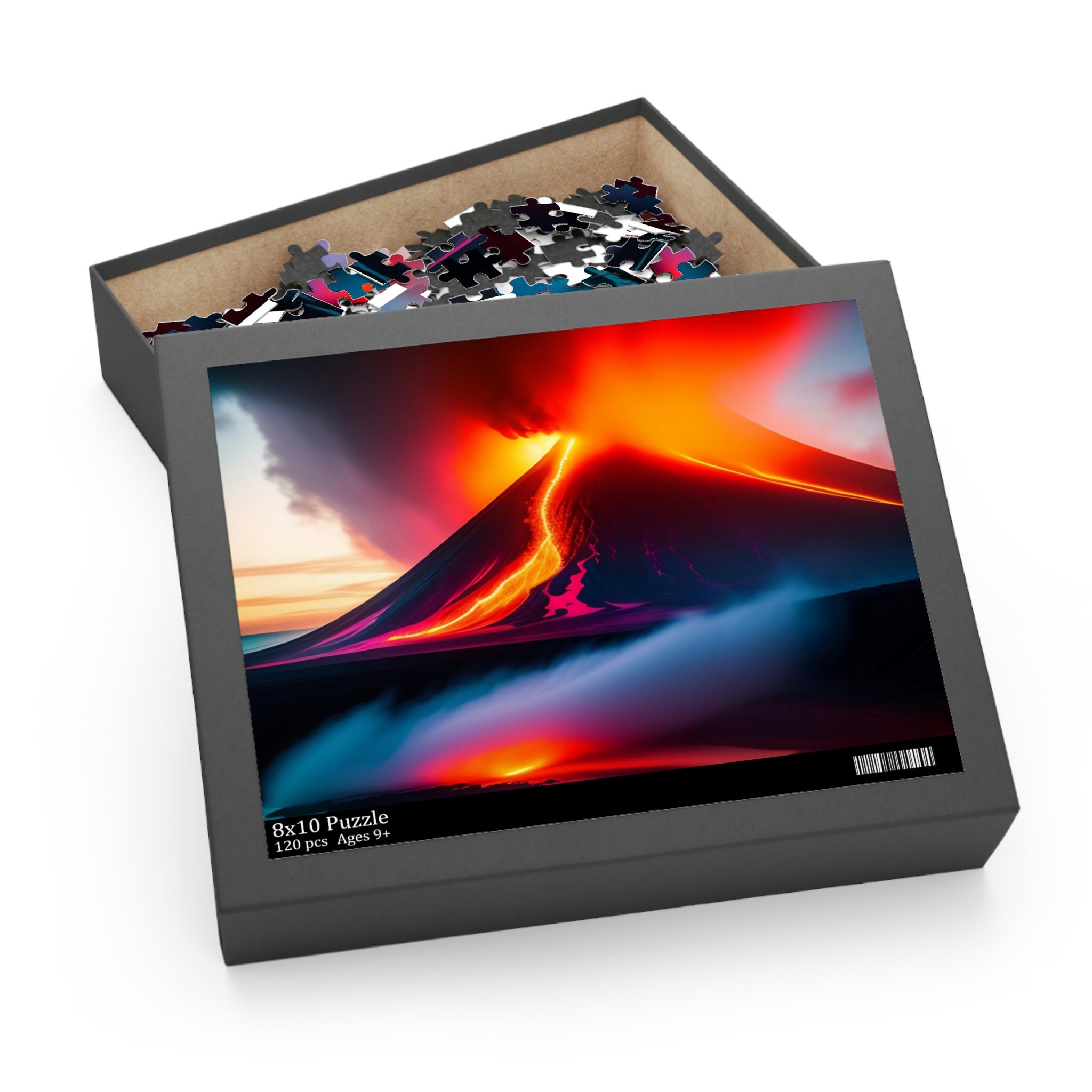 Volcano Puzzle - Etsy