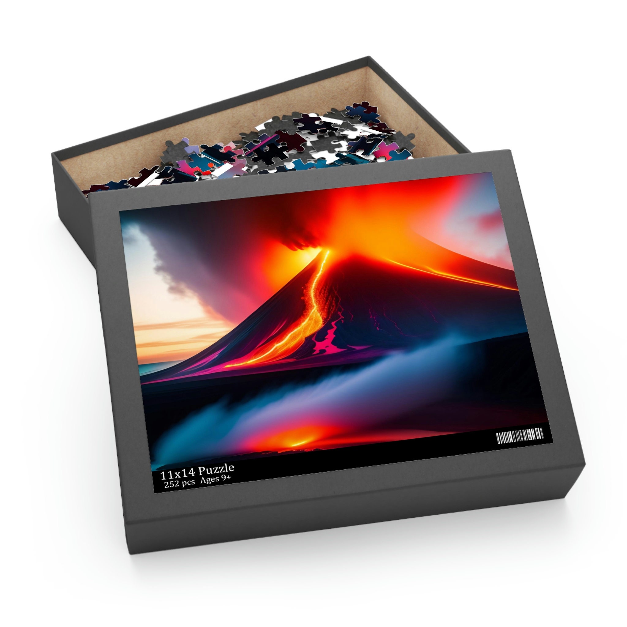 Volcano Puzzle - Etsy