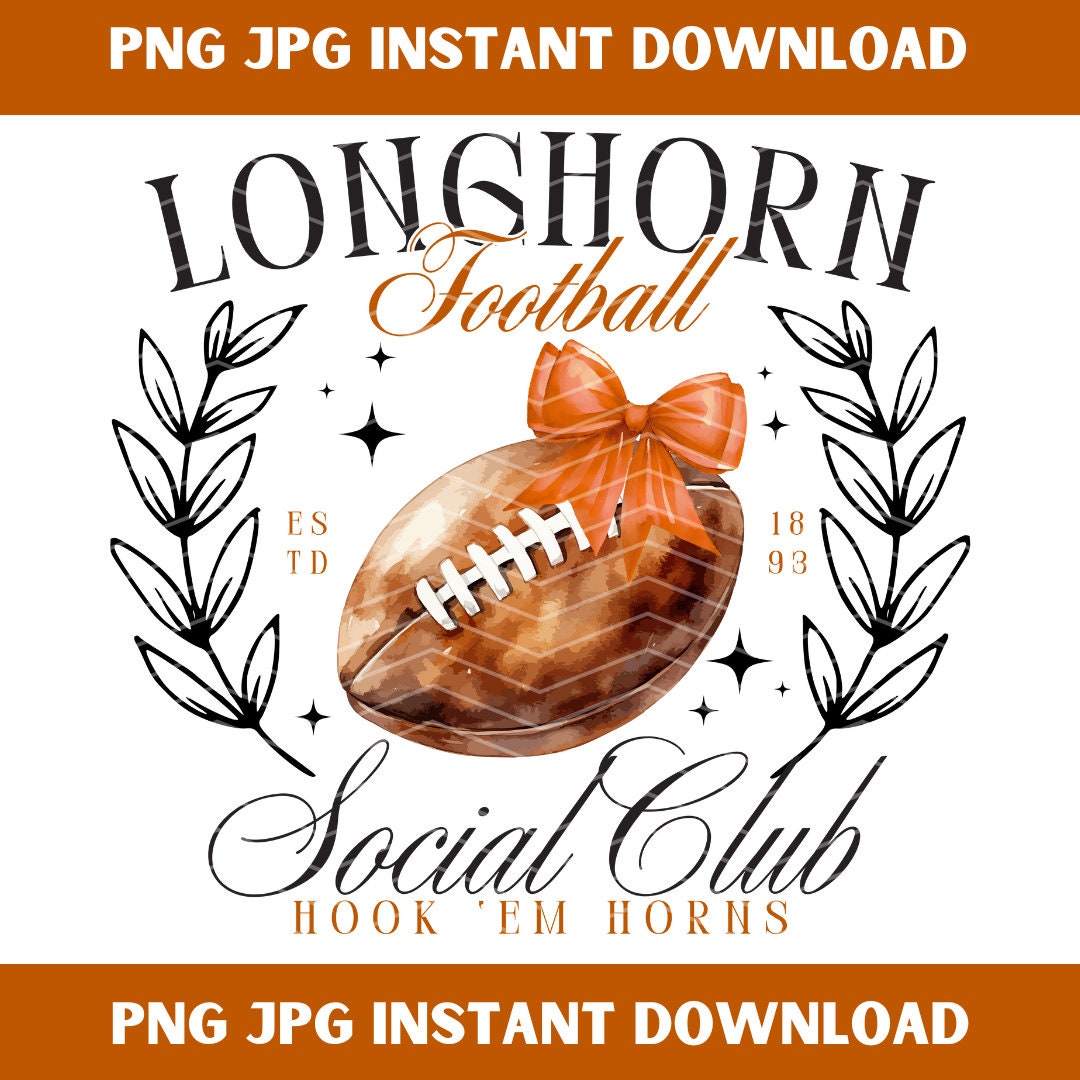 TEXAS LONGHORN Social Club PNG, Texas Longhorn Jpeg, Texas Longhorn ...