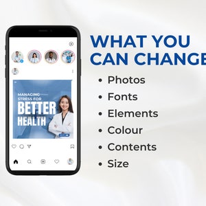 Medical Carousel Templates: Health Professional Branding (100 Templates ...