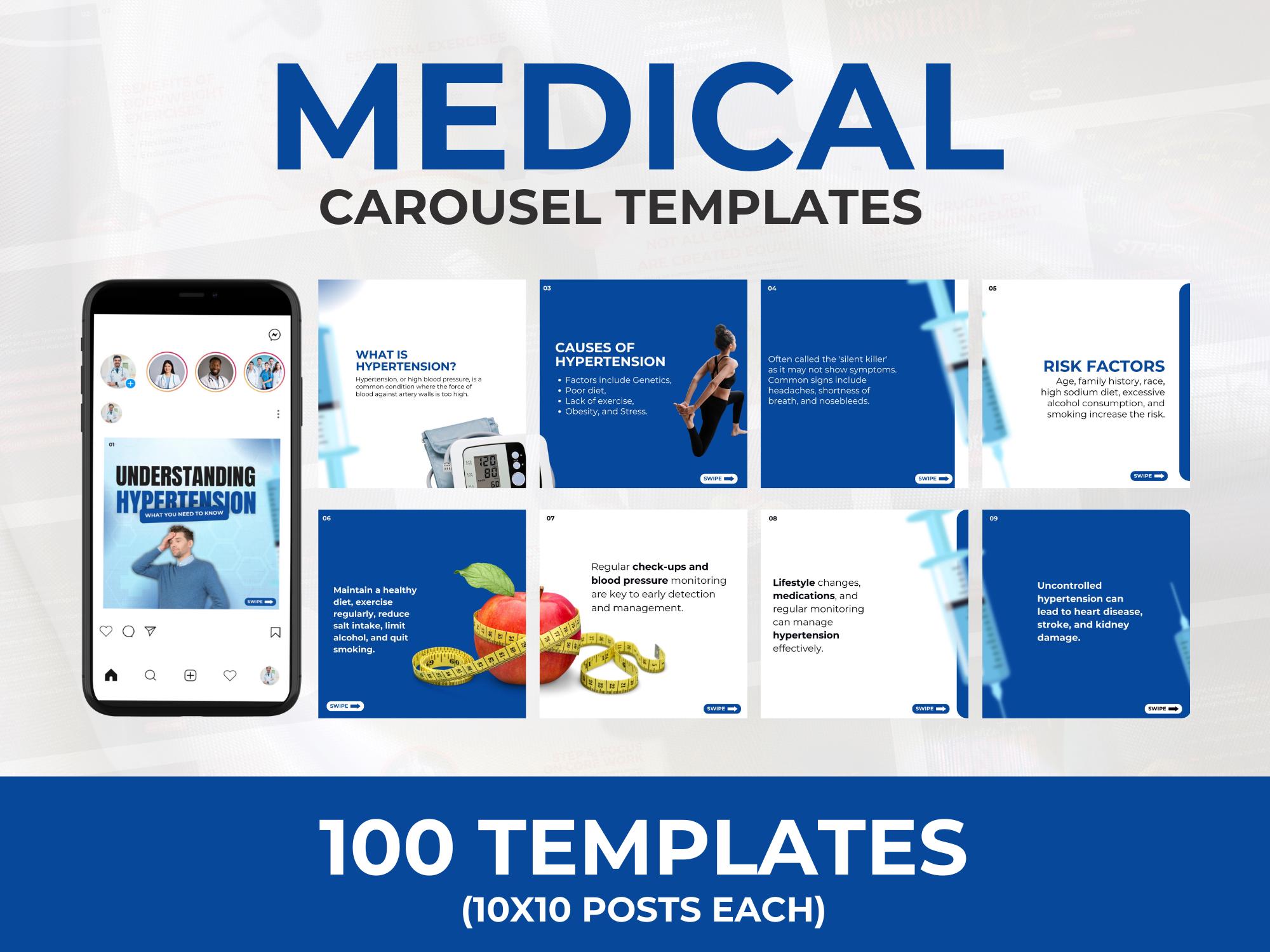 Medical Carousel Templates for Health Professionals | Medical Branding ...