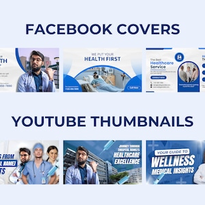 Medical Canva Templates: Healthcare Social Media Marketing Bundle ...