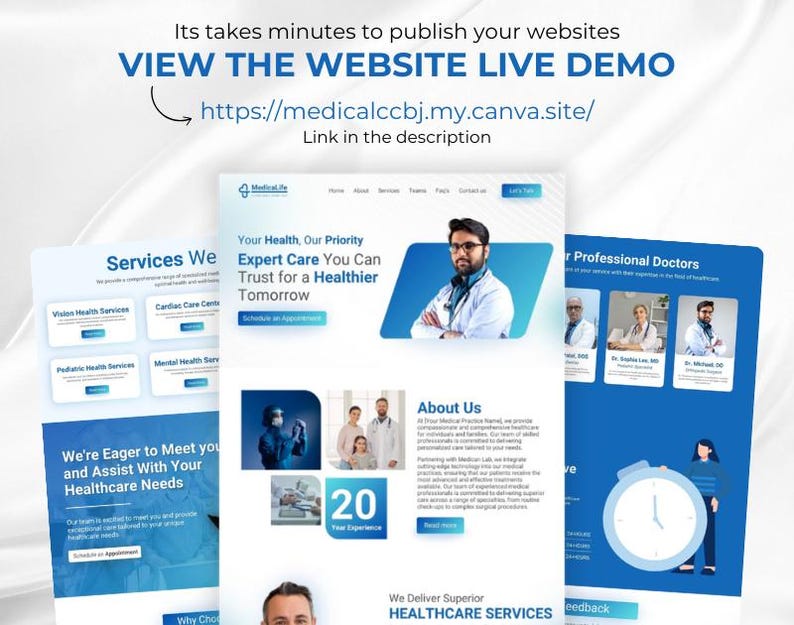 Medical Social Media Canva Templates: Healthcare Marketing Kit - Etsy