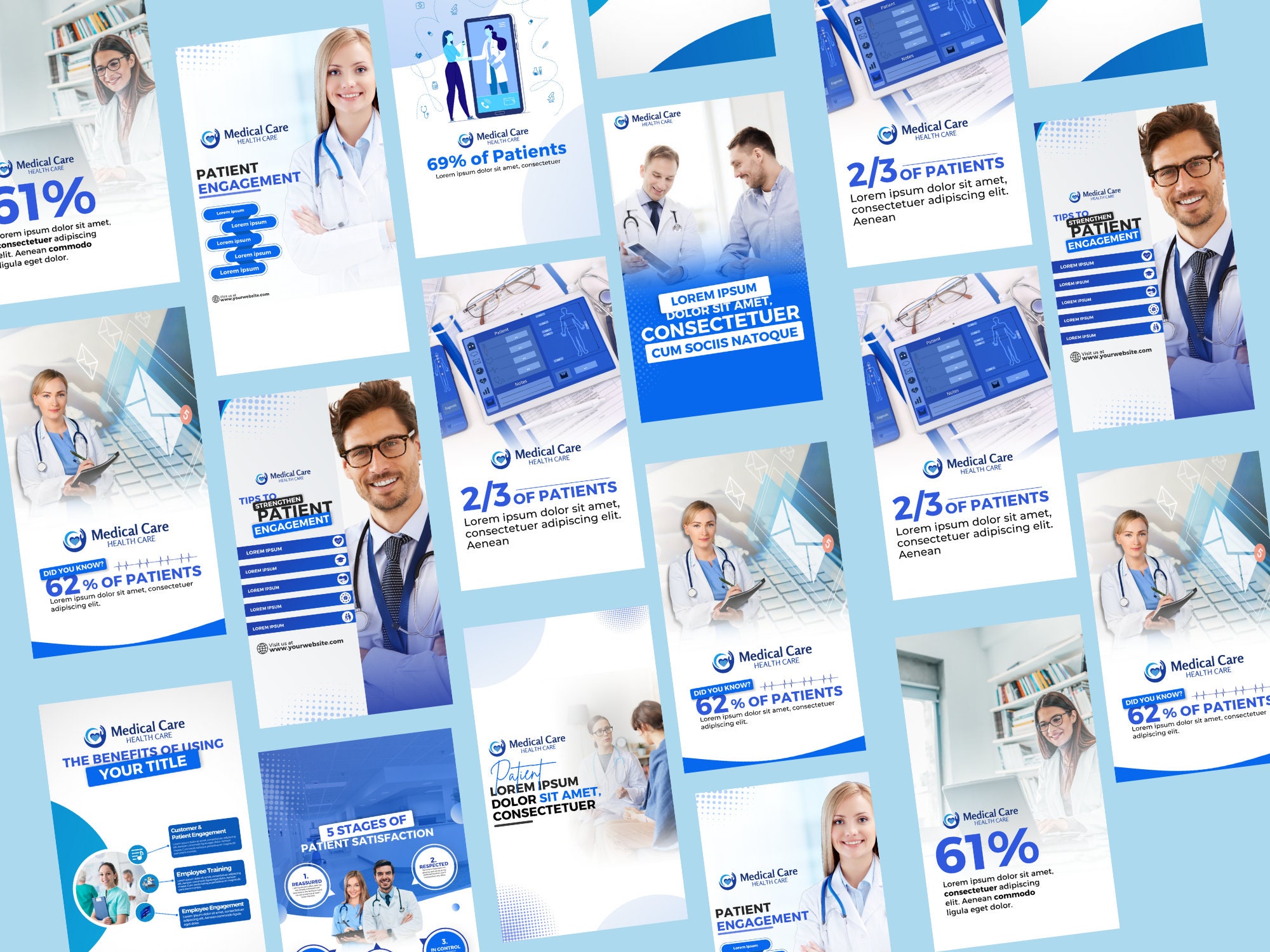 Medical Canva Templates: Social Media Content for Health Professionals ...
