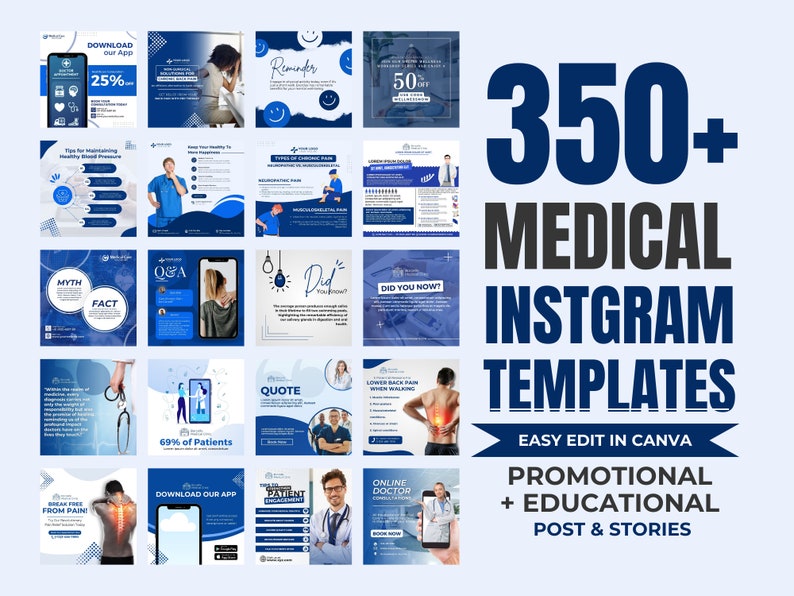 Medical Canva Templates, Healthcare Content, Hospital Medicine ...