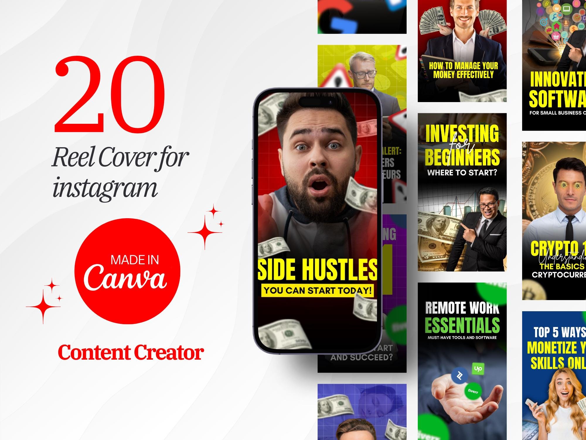 Instagram Reel Cover Templates for Content Creators | Content Creator ...