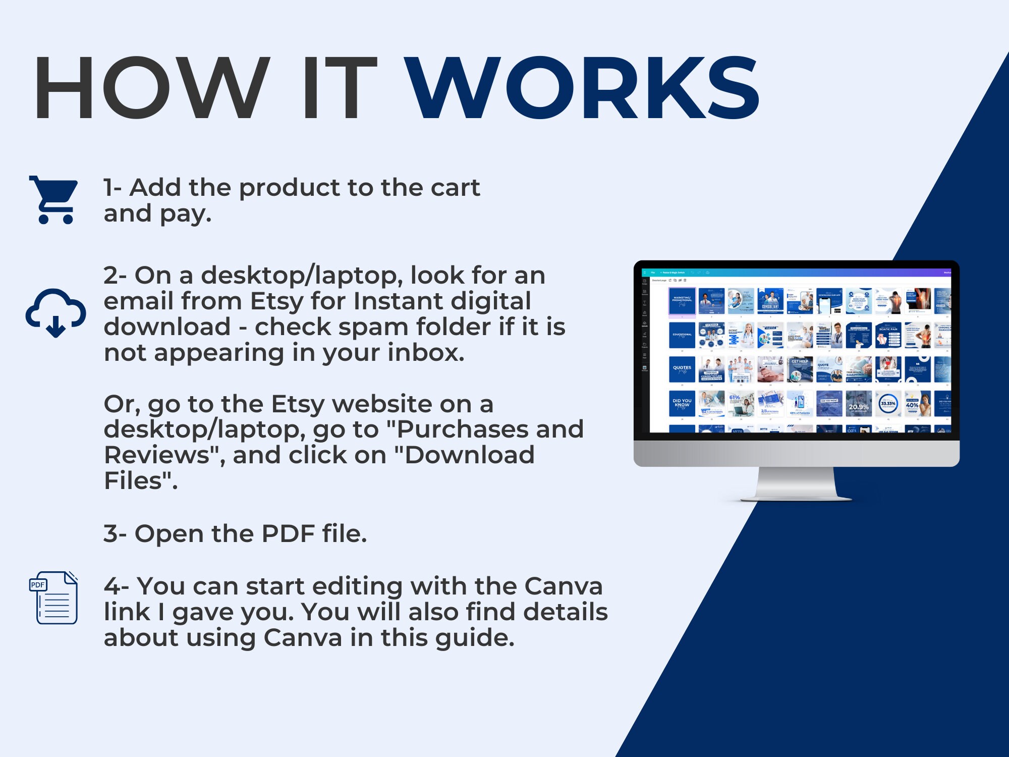 Medical Canva Templates: Healthcare Social Media Marketing Bundle ...