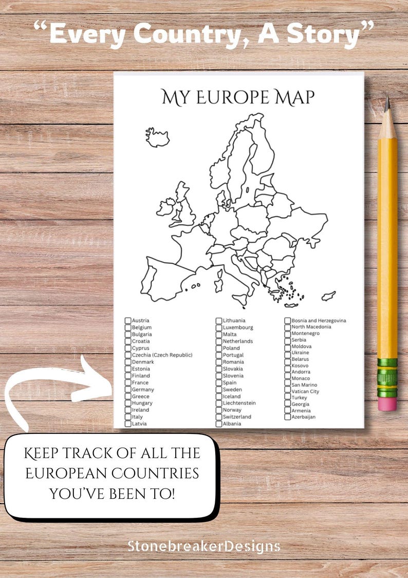 Interactive Europe Map | Digital Europe Map | Printable Travel Map ...