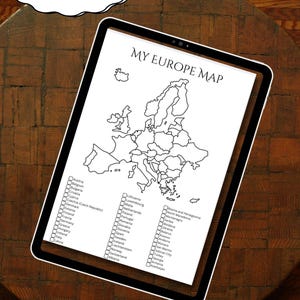 Interactive Europe Map | Digital Europe Map | Printable Travel Map ...