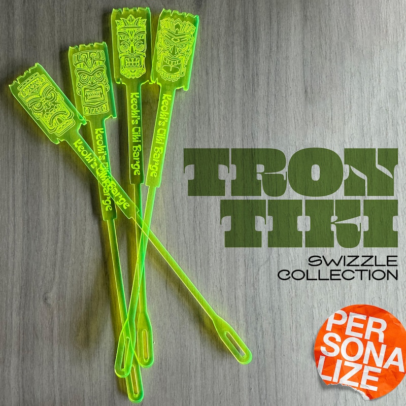 Tiki Swizzle Sticks - Etsy