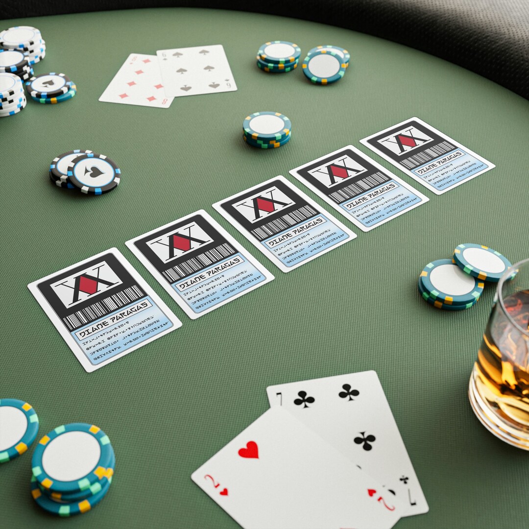 Hunter X Hunter Playing Cards custom Poker Cards - Etsy