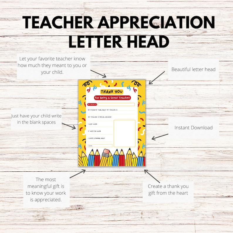 Teacher Appreciation Letter, Kindergarten Teacher Appreciation, Thank ...
