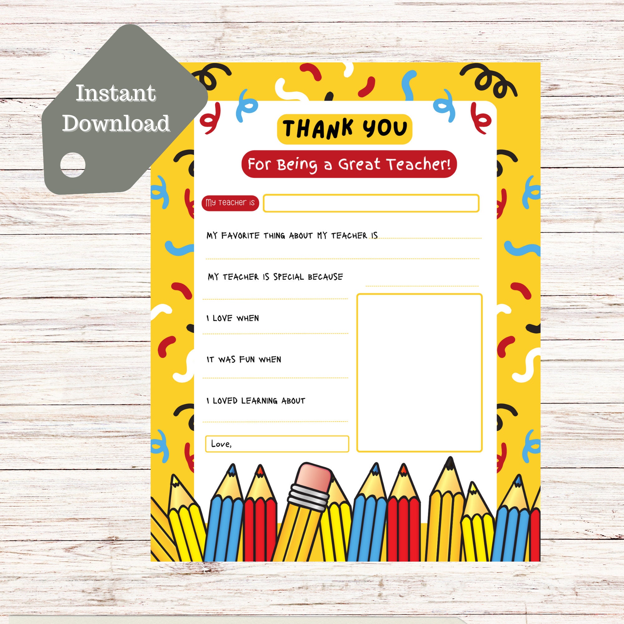 Teacher Appreciation Letter, Kindergarten Teacher Appreciation, Thank ...