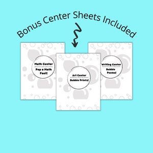 1st-3rd Grade Bubble Theme Day Lesson Bundle, Bubble Activities in ...