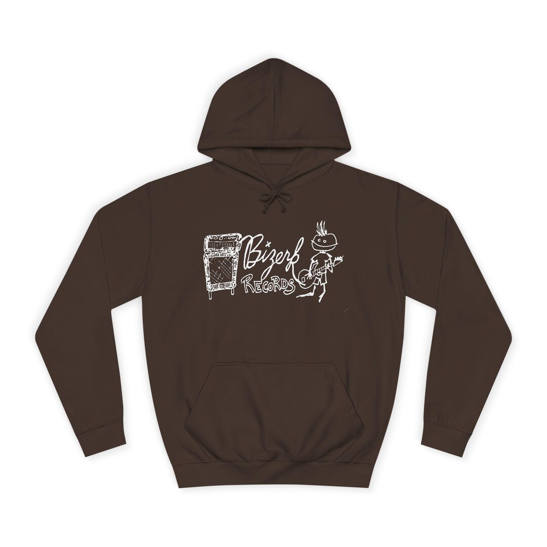 Bizerk Records Logo - Plugged in Dude - Cozy College Hoodie - Etsy
