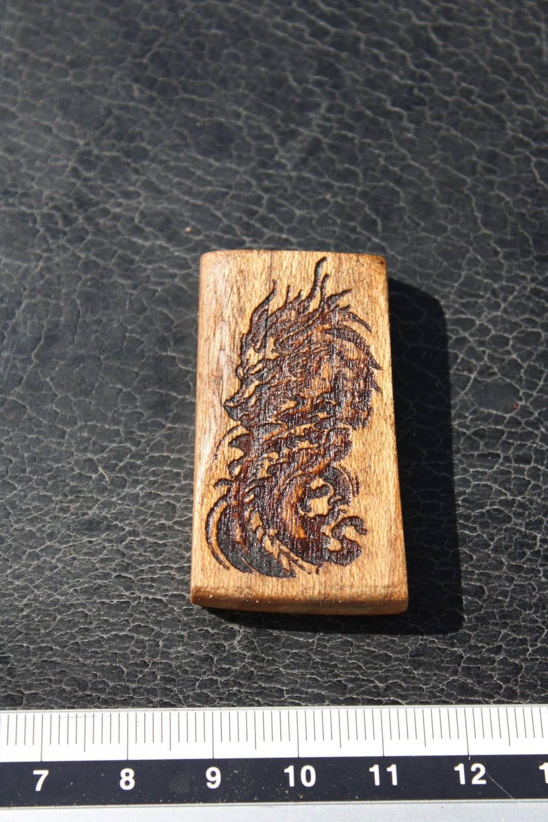 Wooden Japanese Dragon Necklace/pendant - Etsy