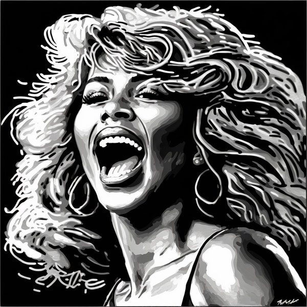 Tina Turner Svg - Etsy UK