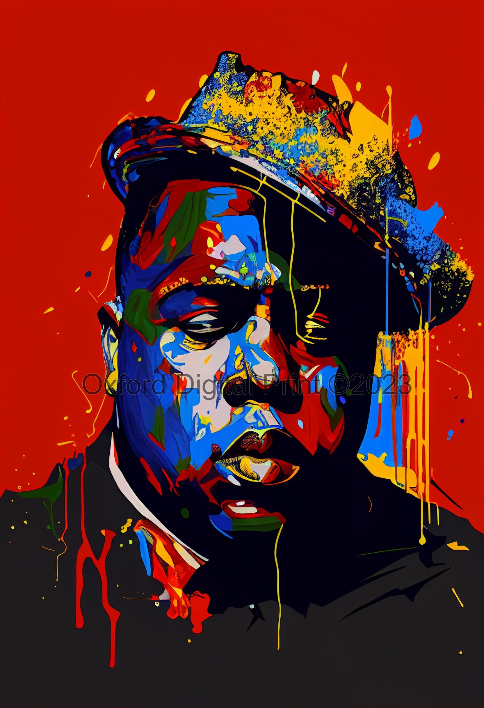 Biggie Smalls Pop Art