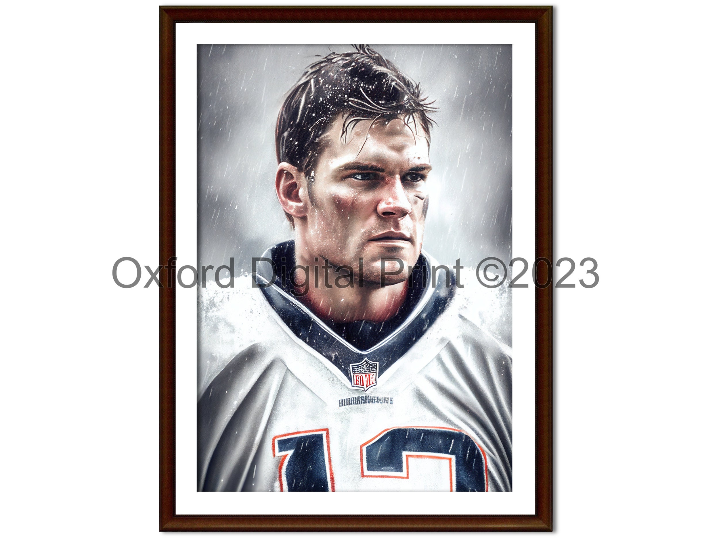 Tom Brady Printable Pop-art Portrait | Wall Art | Funky Pop-art Poster ...