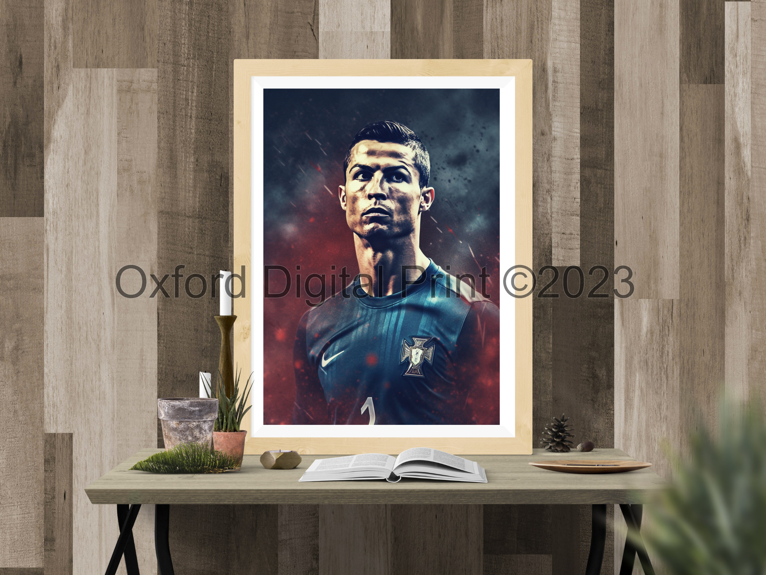 Cristiano Ronaldo Printable Pop-art Portrait | Wall Art | Funky Pop-art ...