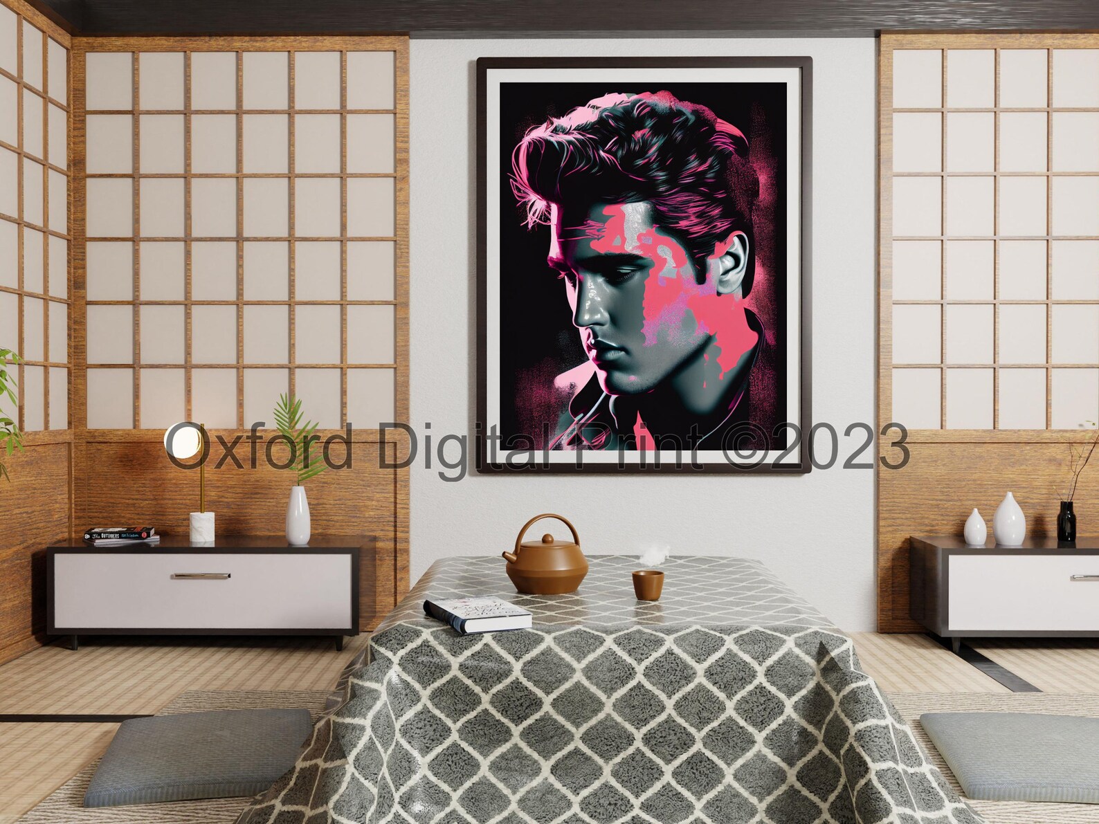 Elvis Presley Printable Pop-art Portrait | Wall Art | Funky Pop-art ...