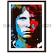 Jim Morrison Printable Pop-art Portrait Wall Art Funky Pop-art Poster ...