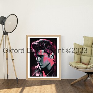 Elvis Presley Printable Pop-art Portrait | Wall Art | Funky Pop-art ...