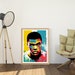 Muhammad Ali Printable Pop-art Portrait Wall Art Funky Pop-art Poster ...